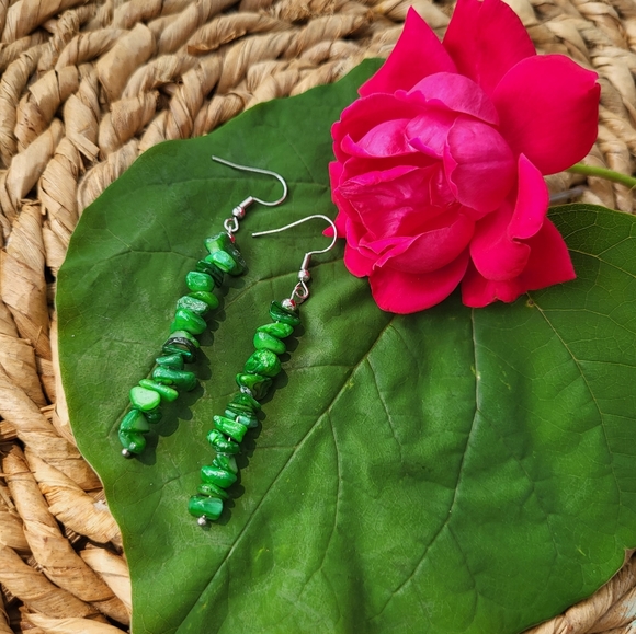 Jewelry | 8 Malachite Candy The Mala Mala Stone | Poshmark